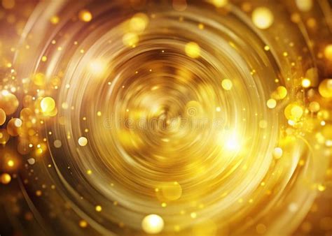Stunning Abstract Yellow And Gold Background Soft Blur Bokeh Radial Motion And Tiltshift Effects