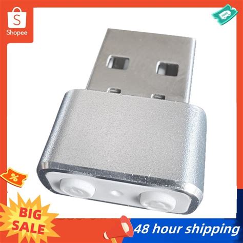 พร้อมสต็อก เมาส์ Jiggler Usb Mouse Mover Anti คอมพิวเตอร์ Hibernation มือถือ Cursor โหมดแทร็กสาม