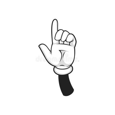 Pointing Glove Cartoon Stock Illustrations 397 Pointing Glove Cartoon