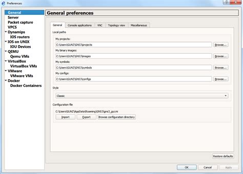 Gan~san Menambahkan Mikrotik Kedalam Gns3