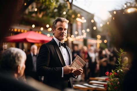 Premium Ai Image Portrait Of A Actor Generative Ai