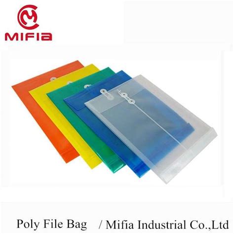 Jual Map Tali Plastik Transparan File Folder Plastic Bag A4 F4 Folder