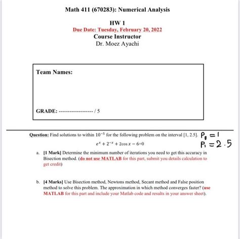 Solved I Want Screen Shots Of Matlab For Question B Chegg Com