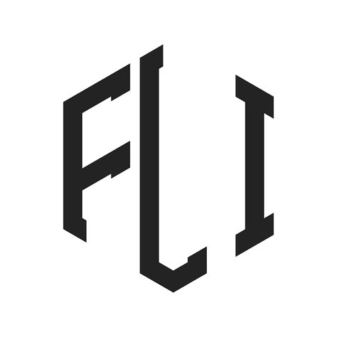 Premium Vector Fli Logo Design Initial Letter Fli Monogram Logo Using