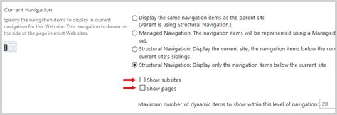 Modifying Navigation