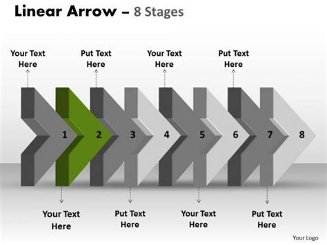 Ppt Template D Arrow Representing Eight Later Steps Time Management PowerPoint Design