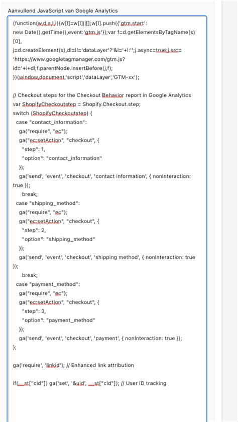 Question About Gtm Tracking And Additional Javascript Shopify