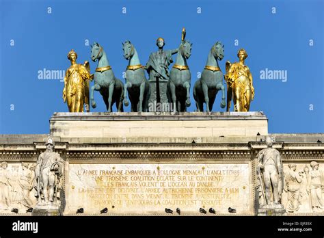 Quadriga On The Arc De Triomphe Du Carrousel Arc De Triomphe Paris