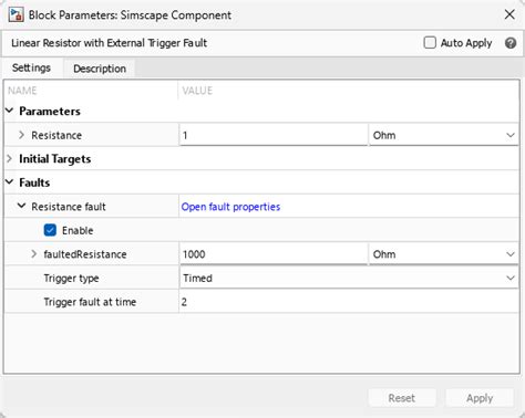Fault Annotations MATLAB Simulink