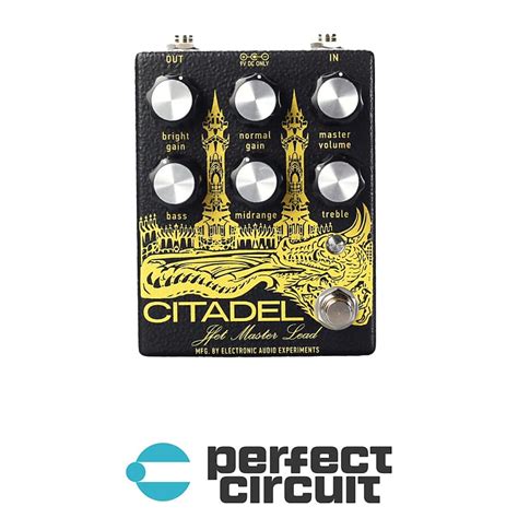 Electronic Audio Experiments Citadel Overdrive Pedal Reverb