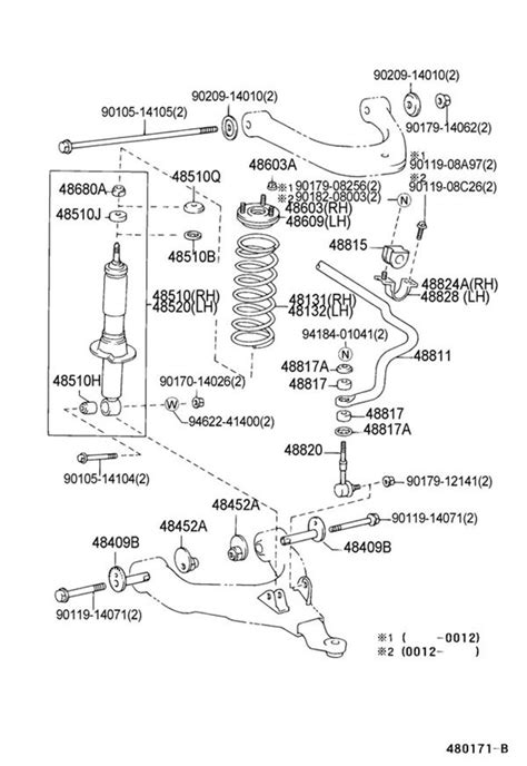 Toyota Rav4 Front Suspension Diagram