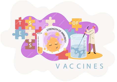 Premium Vector Strength Of Immunity Concept With Healthy Cute