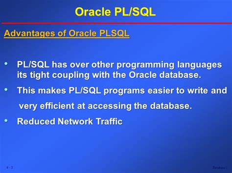 Database An Introduction To Using Oracle Plsql An Introduction To