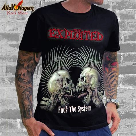 camiseta the exploited fuck the system