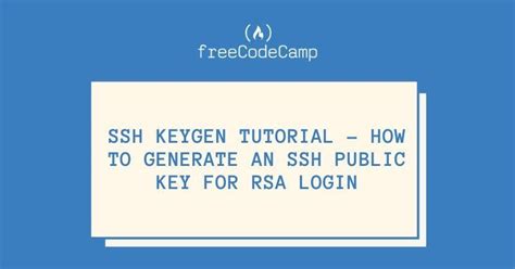 Frank Fernandes On Linkedin Ssh Keygen Tutorial How To Generate An