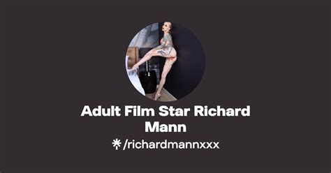 Adult Film Star Richard Mann Instagram TikTok Linktree
