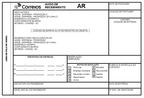 criação de ar aviso de recebimento · issue 49 · stavarengo php sigep