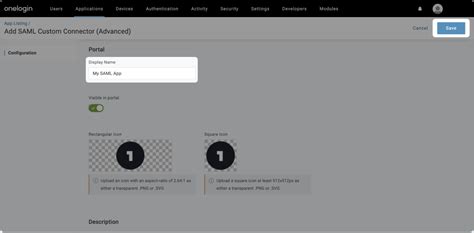 Create Saml Application With Onelogin