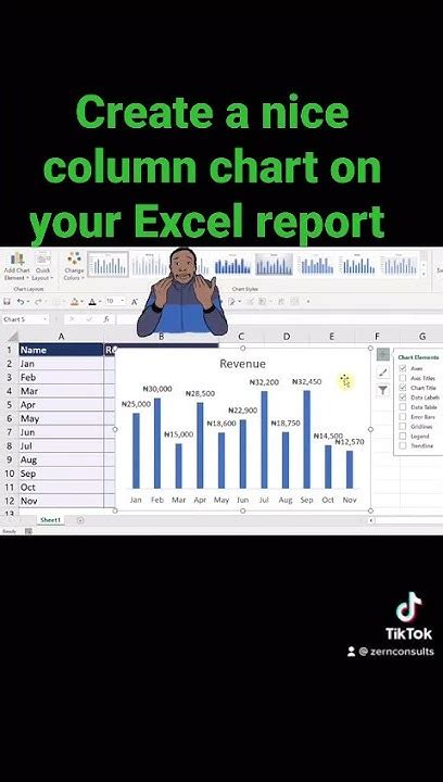 How To Create A Column Chart In Excel 📊 Excel Excelshortcuts Shorts Exceltricks Learning