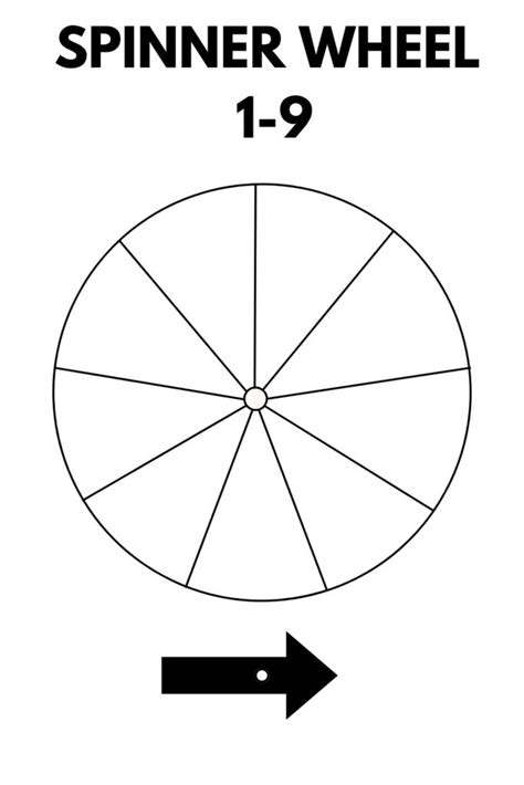 Printable Blank Spinner Wheel Templates Pdf Included Printables Hub