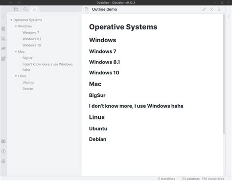 Navigation Tree With Headers Like In Ms Word Feature Archive Obsidian Forum