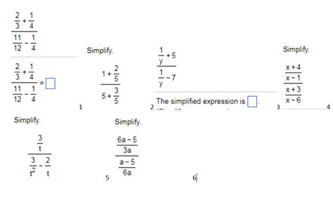 Solved 12 4 Simplify Simplify 2 X 4 X 3 The Simpified Chegg Com