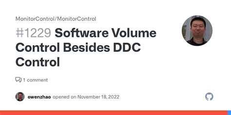 Software Volume Control Besides Ddc Control · Issue 1229