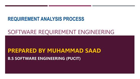 Requirement Analysis Process Software Requirement Engineeringpptx Requirement Analysis Process Software Requirement Engineeringpptx