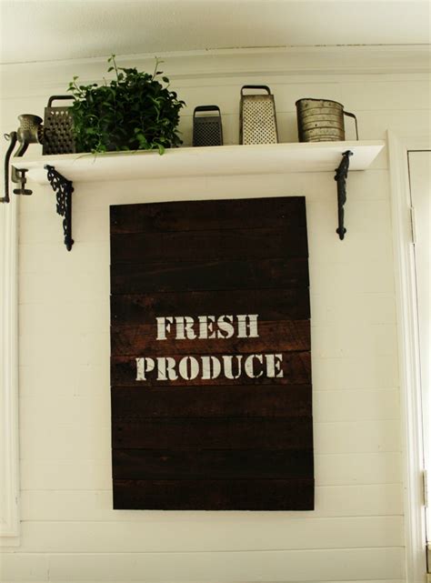 How To Make A Farmhouse Pallet Wood Sign Knick Of Time