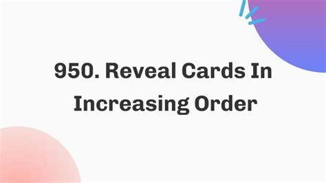 mayur programming club on linkedin 950 reveal cards in increasing order april java c