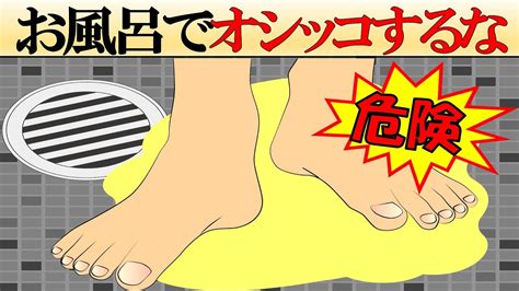 【要注意】お風呂でオシッコはするな！？衝撃の理由を解説 Youtube