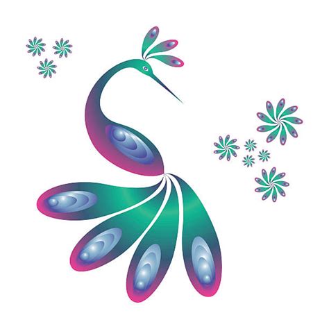 Royalty Free Dancing Peacock Clip Art Vector Images And Illustrations