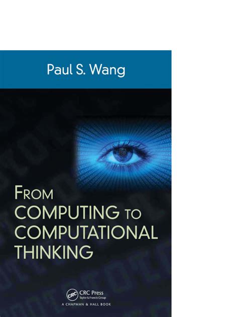 From Computing To Computational Thinking By Wang Paul S Pdf