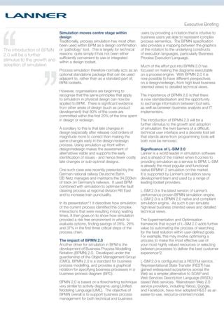 BPMN 2 0 Simulation Exectuive Briefing PDF