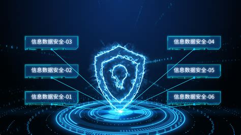 网络安全数据管理信息安全片头ae模板下载 觅知网