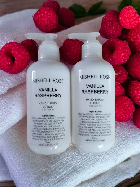 Vanilla Raspberry Body Lotion Mishell Rose
