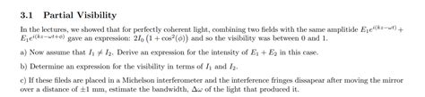 solved 3 1 partial visibility in the lectures we showed