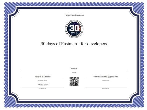 Vinayak B Kalmane On Linkedin Postmanchallenge Apidevelopment Continuouslearning