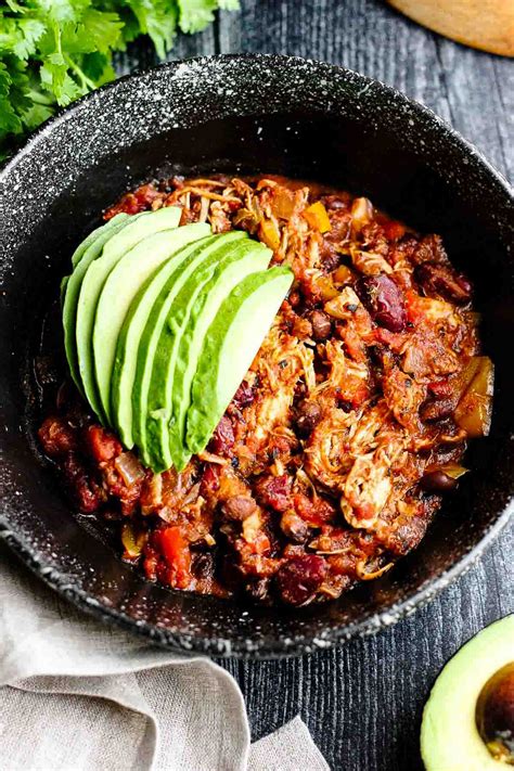 Easy Slow Cooker Chicken Chili Milk Free Mom