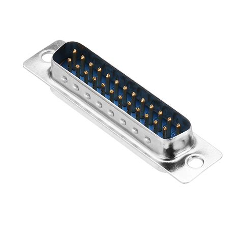 Db25 25pin 2 Row Serial Connector Parallel Port Plug Male Port Socket Adapter Connector