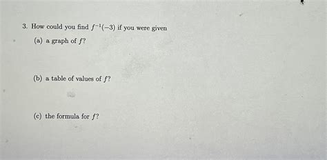 Solved How Could You Find F If You Were Given A A Chegg Com