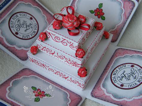 Sazzle Craft Red White And Blue Exploding Box