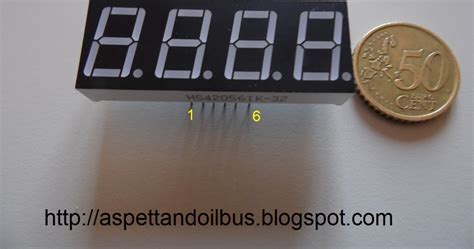 Aspettando Il Bus Il Display A Segmenti Con Cifre HS K