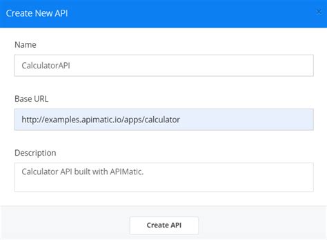 Create Or Import An Api Definition Apimatic Documentation