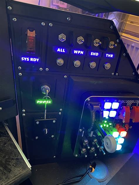 Finished The 3d Printed Panels For My Sc Simpit R Starcitizen