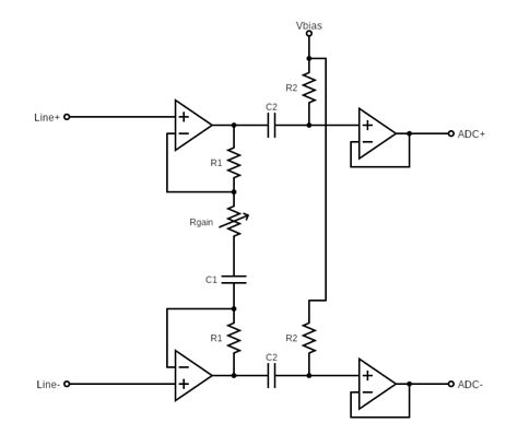Adc Buffer Circuits Circuit Diagram