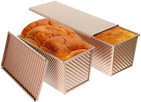 2 Pack Upgrade Bread Pans With Lid 22 Lb1lb Capacity Bread Loaf Pan