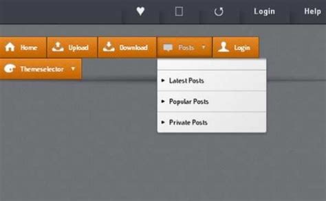 Html Drop Down Menu Templates Free Download Midi