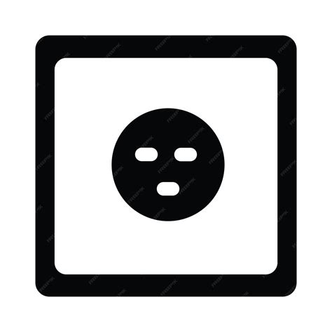 Premium Vector Minimalist Socket Icon