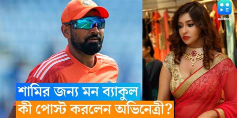 Bengali Actress Payel Ghosh Posted About Md Shami Md Shami শামির জন্য ব্যাকুলতা কী পোস্ট